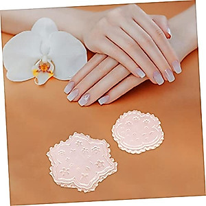 BETOOKY 4pcs 3D Carved Mold Chocolate Silicone Molds Trays Decorative Rose Stencil Mini Flowers Molds Flower Resin Molds Mini Flower Resin Mold DIY Nail Tools Decorative Molds Clay Molds