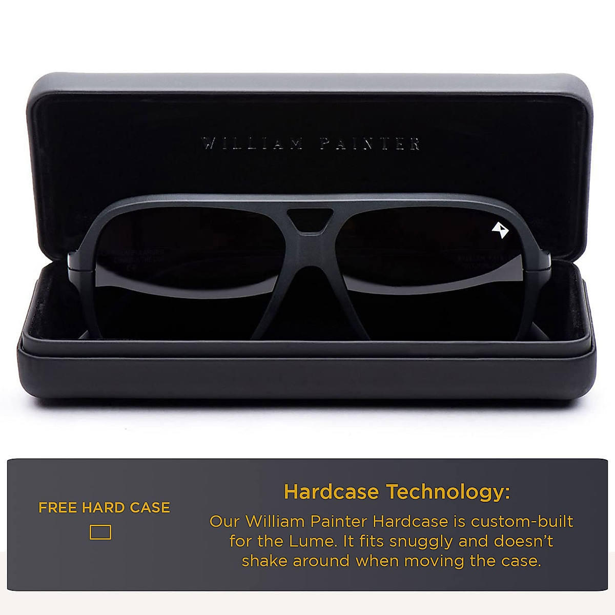 William Painter The Lume Titanium Polarized Sunglasses for Men and Women