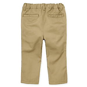 The Children's Place Baby Boys and Toddler Stretch Chino Pants, Flax Single, 3T US