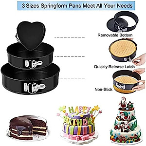 Cake Decorating Supplies 471pcs, Baking Tools Set for Cakes，Cake Turntable, Piping Icing Tips for Beginners or Professional