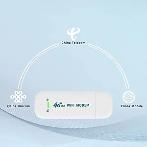 VSVABEFV Portable Sim Hotspot 150Mbps 4G WiFi Dongle Unlocked Mobile Wifi Hotspot Wireless Network Hotspot Device LTE Modem Router Pocket Portable Wifi Hotspot for Travel Long Distance
