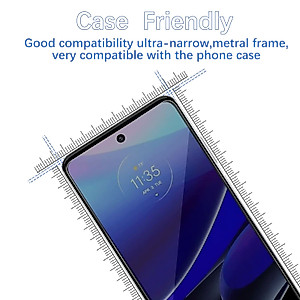 Nixinioo 2 Pack Privacy Screen Protector for Moto G Stylus 5G 2022 5G, Anti Spy Anti Peep 9H Tempered Glass, Bubble Free,Anti Scratch, easy to install