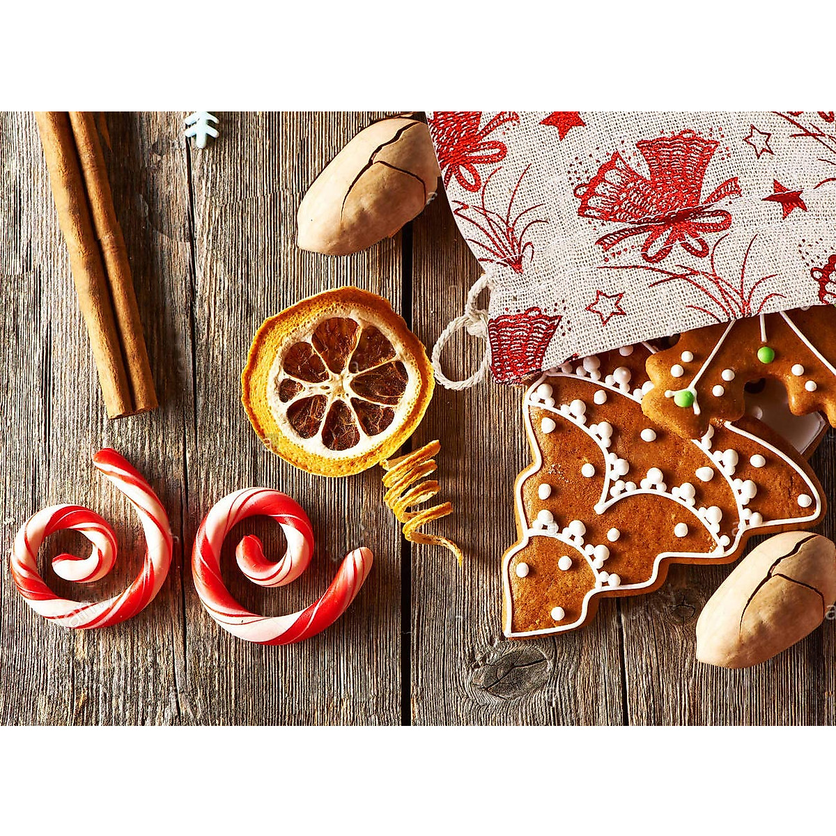 Christmas Burlap Bags with Drawstring, 5 x 7 Inch Christmas Favor Bags Jewelry Candy Pouches Sacks, Mini Storage Bag for Wedding Christmas Festive Candy Goody Storage DIY Craft - 12 Pcs