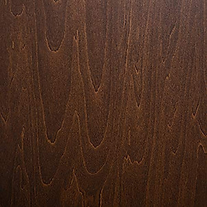 Walker Edison Mid-Century Modern Wood Kitchen Buffet Sideboard with Bottle Storage-Entryway Serving Wine Storage Doors-Dining Room Console, 36 Inch, Walnut