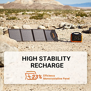 OUPES 1200W Portable Power Station with 100W Solar Panel, Solar Generator 992Wh LiFePO4 Backup with 10 Output Ports(3600W Peak), Outdoor Power Generator for Camping Travel Emergency