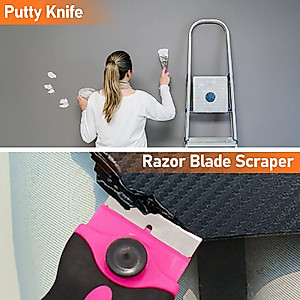 THINKWORK Pink Tool Set - 207 Piece Lady's Portable Home Repairing Tool Kit with 13'' Wide Mouth Open Storage Tool Bag, Perfect for DIY, Home Maintenance - Christmas Gift for Women, LHTS-034