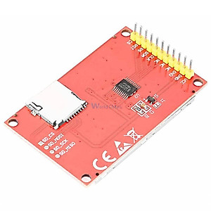 2.0 Inch 176x220 UART TFT LCD Display Module ILI9225 SPI Interface Colorful Screen Serial Port Support 3/5.5V Power Supply 4 IO