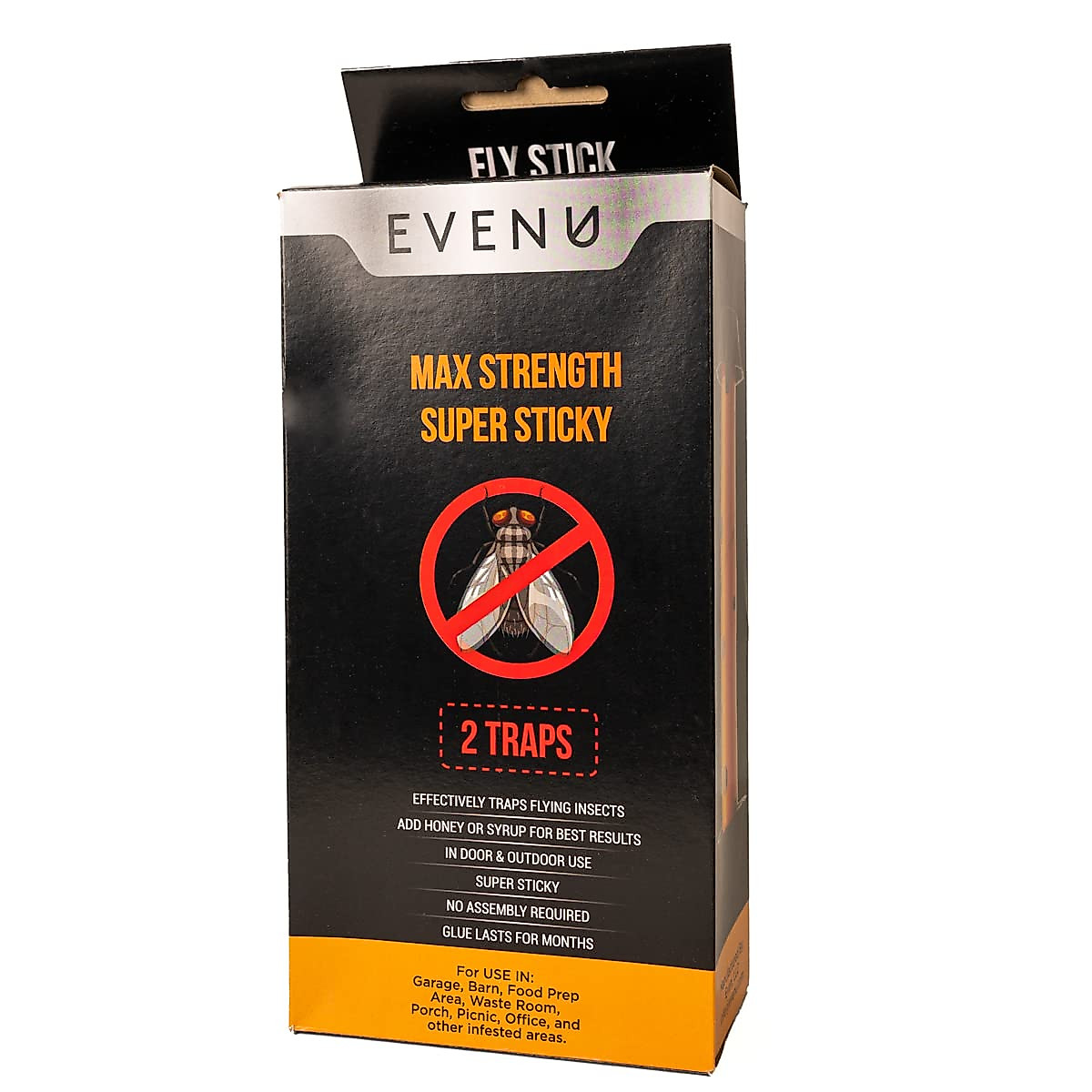 Evenu Fly Stick Trap, Sticky Catcher for Trapping Mosquitoes, Moths ...