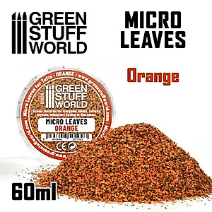Green Stuff World– Micro Leaves - Orange Mix for Terrain 10609