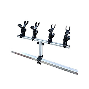 Brocraft Crappie Rod Holder for Pontoon Boat/ Pontoon Boat Rod Holder System/ Square Rail Mount Rod Holder System