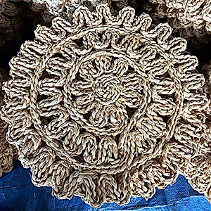 Decocoon Boho Wall Decor Set of 9, Boho Wall Basket Decor, African Wall Baskets, Woven Basket Wall Decor Set, Canastas Para Decoracion (Rustic Garden Wall Decor)