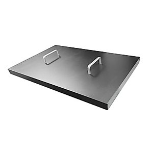Griddle Hard Cover for 28” Blackstone, Flat Top Grill Lid with 2 Handles for Black Stone, 28 inch Blackstone Griddle Cover Accessories, Flat Top Griddle/Grill Cover