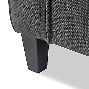 Serta Copenhagen Love Seats, 61" Loveseat, Dark Gray