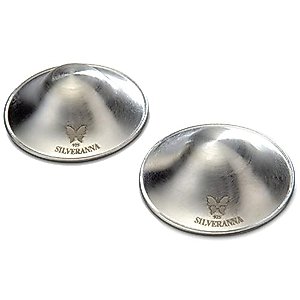 The Original Silver Nursing Cups, Nipple Shields for Nursing Newborn, Nipple Protector for Breastfeeding, Nipple Covers Breastfeeding, No Need Nipple Cream, Newborn Essentials Must Haves