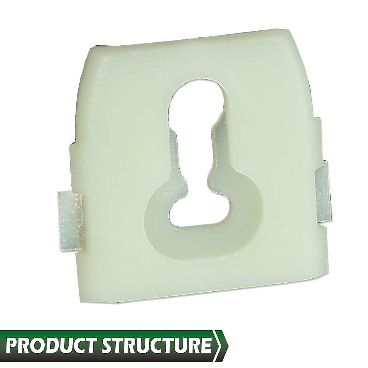 GRAND ORANGE Body Side Belt Moulding Molding Trim Clips 10pcs Compatible with Ford F100 F150 F250 F350 1973 1974 1975 1976 1977 1978 1979/Fit Ford Broncos 1978-1979