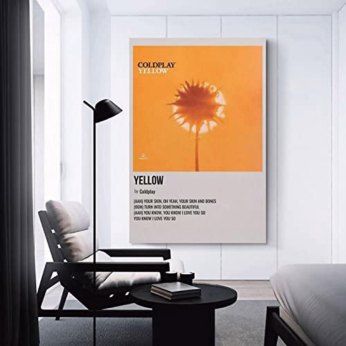 BMXRX YELLOW COLDPLAY Canvas Posters Wall Art Decor Room Bedroom Decoration DAYOSIX Unframe:12x18inch(30x45cm)