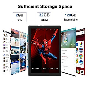 EEW Tablet 10 Inch Android Tablet, Octa-Core, 5G WiFi, 1280×800 HD Display, 13MP+5MP Dual Cameras, 2G RAM 32G ROM, Bluetooth 5.0, 6000mAh Battety