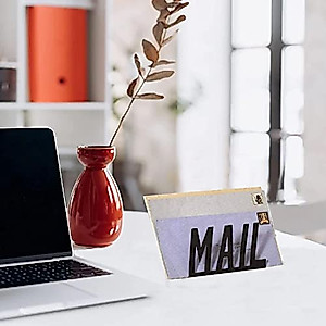 PalaYou Mail Organizer Holder Countertop Mail Sorter Letter Organizer for Desk Bill Filing Paper Document Postcards Books