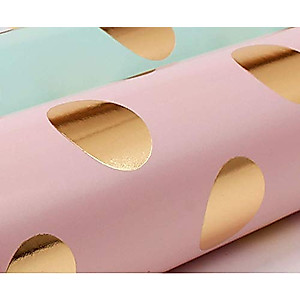 Toshine Gift Wrapping Paper Decorative Paper Sheets for Her Packing Paper for Birthday Festival Party Wedding Gift Flower Decoration DIY Crafts (3 Sheets 70x50cm)