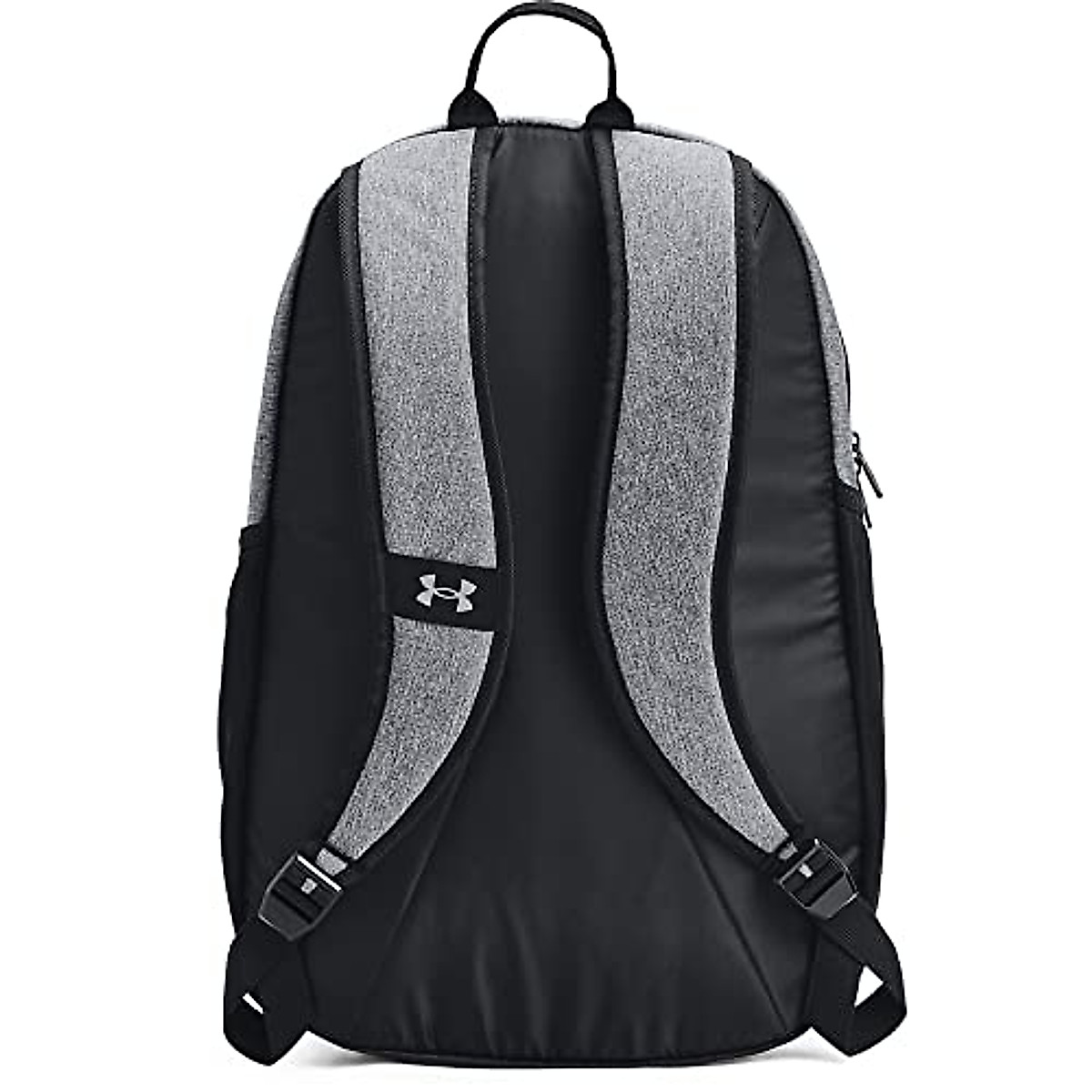 Under Armour Adult Hustle Sport Backpack , Pitch Gray Medium Heather (012)/Black , One Size Fits All