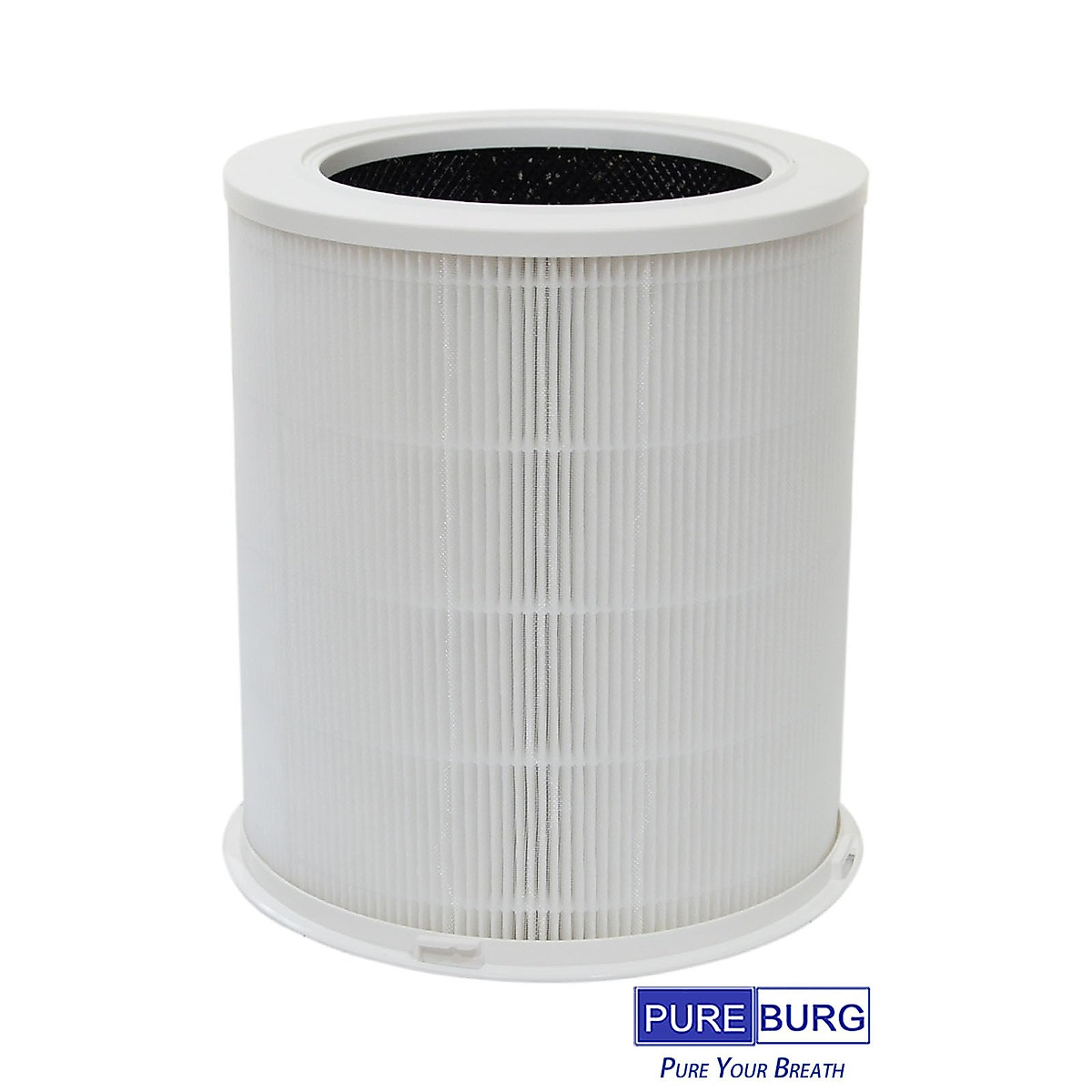 PUREBURG Replacement Filter Compatible with Dr.J AP401 AP402 & GCZ AP402 Air Purifiers,2-Pack H13 HEPA 4-Stage Filtration Activated Carbon 2-in-1 Air Clean Dust VOCs Odor