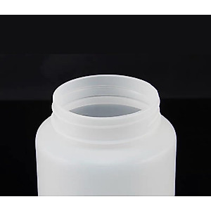 LEPEVNEY 1000ml/34oz Plastic Bottles Lab Chemical Reagent Bottle - Wide Mouth, Secure Sample Sealing, Liquid Storage Container 2 Pcs
