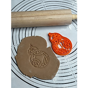 Premium Star Wars Exclusive BB-8 BB8 Cookie Cutter Mold 4.5-Inch-Scale Produced by 3D Kitchen Art