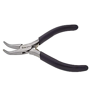 The Beadsmith Bent Chain-Nose Pliers for Crafting and Repair, Jewelry Making Supplies