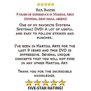 HAND-TO-HAND COMBAT DVD #4: Strikes - Punches - Kicks by Russian Systema Spetsnaz, Street Self-Defense Training DVD, Russian Martial Art Instructional Video