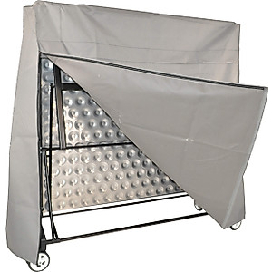 KETTLER Heavy-Duty Weatherproof Indoor/Outdoor Table Tennis Table Cover, Grey (7033-100)