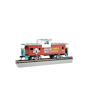 Bachmann Trains - Ringling BROS. and Barnum & Bailey™ - Wide-Vision Caboose - HO Scale