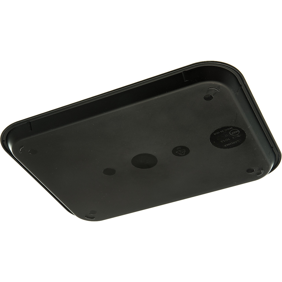 Carlisle FoodService Products CT101403 Cafe Standard Plastic Cafeteria/Fast Food Tray, NSF Certified, BPA Free, 14" Length x 10" Width, Black