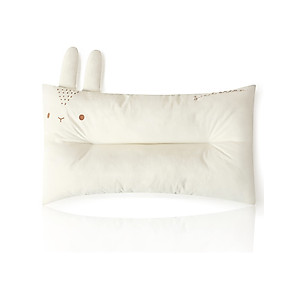 Choc chick Toddler Pillow,20X12inches Machine Washable 100% Cotton Pillowcase Soft Hypoallergenic Kids Pillows,Child Cute Animal Perfect Toddler Pillows for Sleeping 2 Years Old (Rabbit)