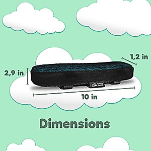 Memory Foam Armrest Pads - Office Chair armrest Pads with Cooling Gel - Wheelchair armrest Covers - Gaming Chair Arm Cushions Pads -Computer Chair Arm Covers - Desk Chair Elbow Pillow