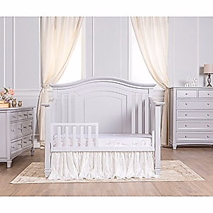Evolur Fairbanks 5-in-1 Convertible Crib in Winter White