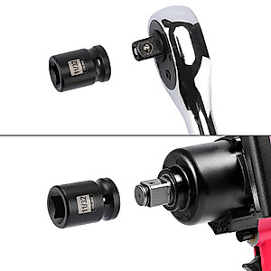 Mayouko 11PCS 3/8" Drive SAE Pipe Plug Socket Set, Tapered Male Square Drive, Chamfered Female Square Drive, CR-MO