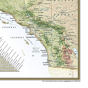 National Geographic Pacific Crest Trail Wall Map Wall Map - Laminated (18 x 48 in) (National Geographic Reference Map)