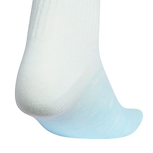 adidas Kids-Girl's Superlite Badge of Sport 3.0 Quarter Socks (6-Pair), Bliss Blue/Cool Light Heather/Pulse Lilac Purple, Medium