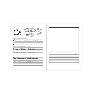 Handwriting Practice Book for Kids (Silly Sentences): Penmanship and Writing Workbook for Kindergarten, 1st, 2nd, 3rd and 4th Grade: Learn and Laugh by Tracing Letters, Sight Words and Funny Phrases