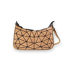 Cork Culture Cork Crossbody bag Shoulder Bag Vegan Sustainable Natural gift durable lightweight,Beige