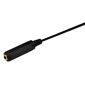 zdyCGTime Golden Plated 3.5mm Mono 1/8 inch Audio Male to 6.35mm 1/4 inch Female Jack Converter Cable Cord Adapter (1.5M/5 Feet)