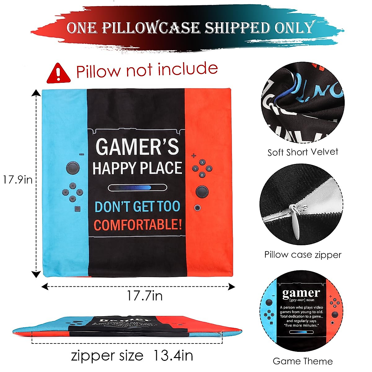 TuSuQing Gamer Christmas Gifts for Teenage Boys, Boyfriend Best Gaming Easter Basket Stuffers Gifts for Men Teen Boys Girls Kids Him Son Husband Video Game Lover Room Decor