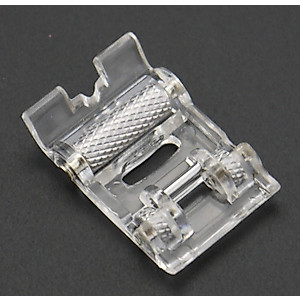 DREAMSTITCH SA190 Snap On Clear Roller Presser Foot for Brother, Babylock, Simplicity, Singer Sewing Machine Alt:ESG-RF7314W