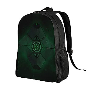 Jrktuwdg De-stiny 2 Men Women Backpack Shoulder Bag Bookbag Laptop Backpacks