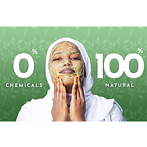 Hud Organics Qasil Powder 70 grams - Antient Somali Beauty Secret, Natural Multi-Purpose Deep Cleansing Mask for Face Hair Body Brightens Detoxifies Helps with Acne, Provides Clear Glowing Skin