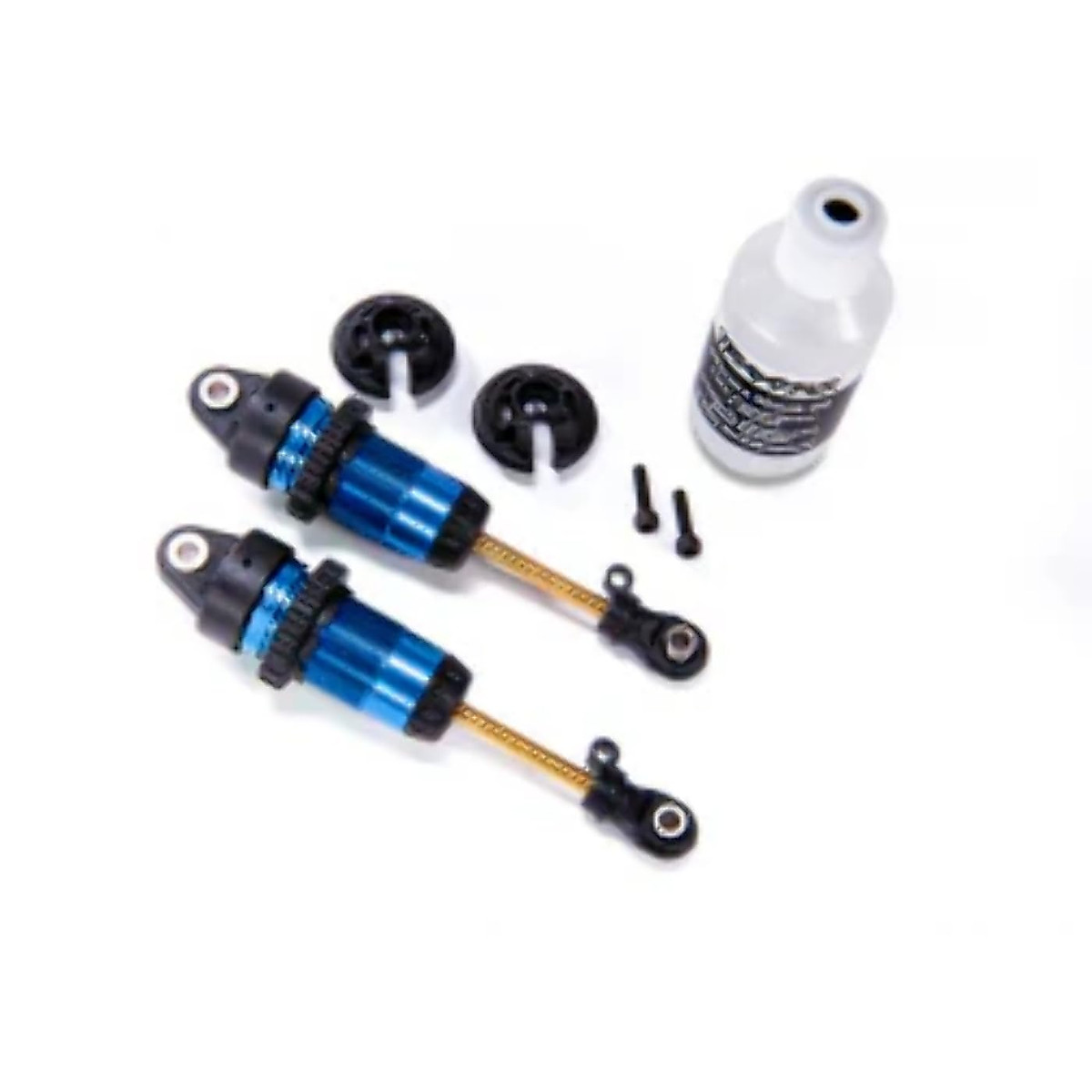 Traxxas TRA7461 Shocks, GTR Long Blue-Anodized, PTFE-Coated Bodies with TiN shafts (2)