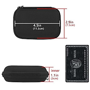 Geekria Shield Earbuds Case Compatible with Tribit MoveBuds H1 Wireless Bluetooth Earbuds Case, Replacement Hard Shell Travel Carrying Bag with Cable Storage (Black)