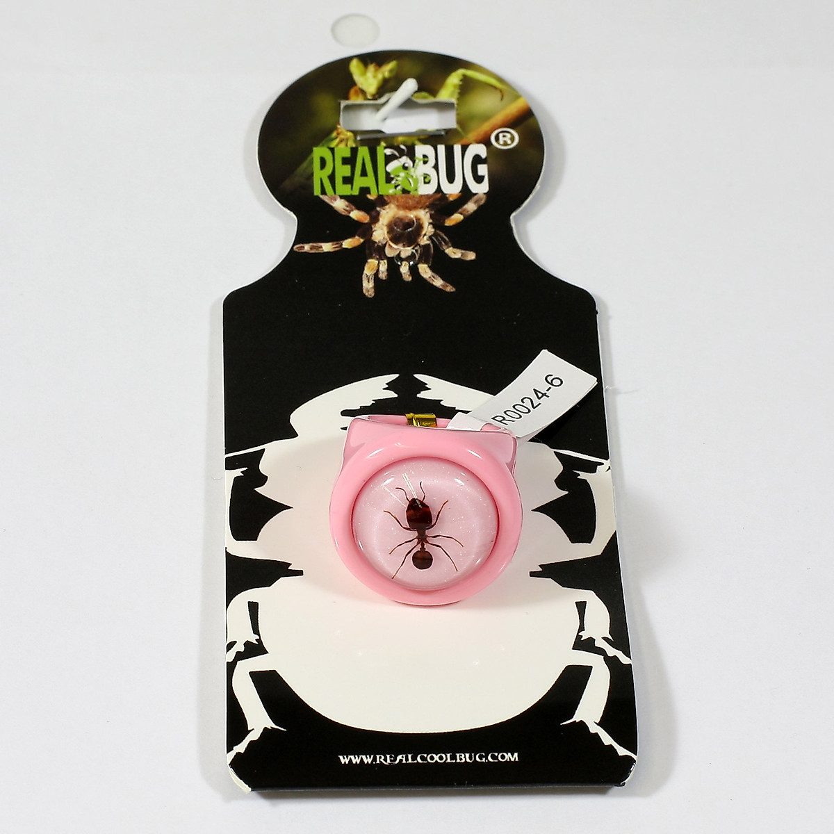 REALBUG Ant Pink Ring Size 6