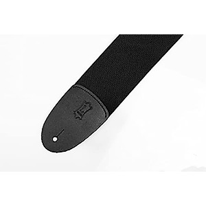 Levy's Leathers M8P3-BLK 3" Polypropylene Guitar Strap, Black