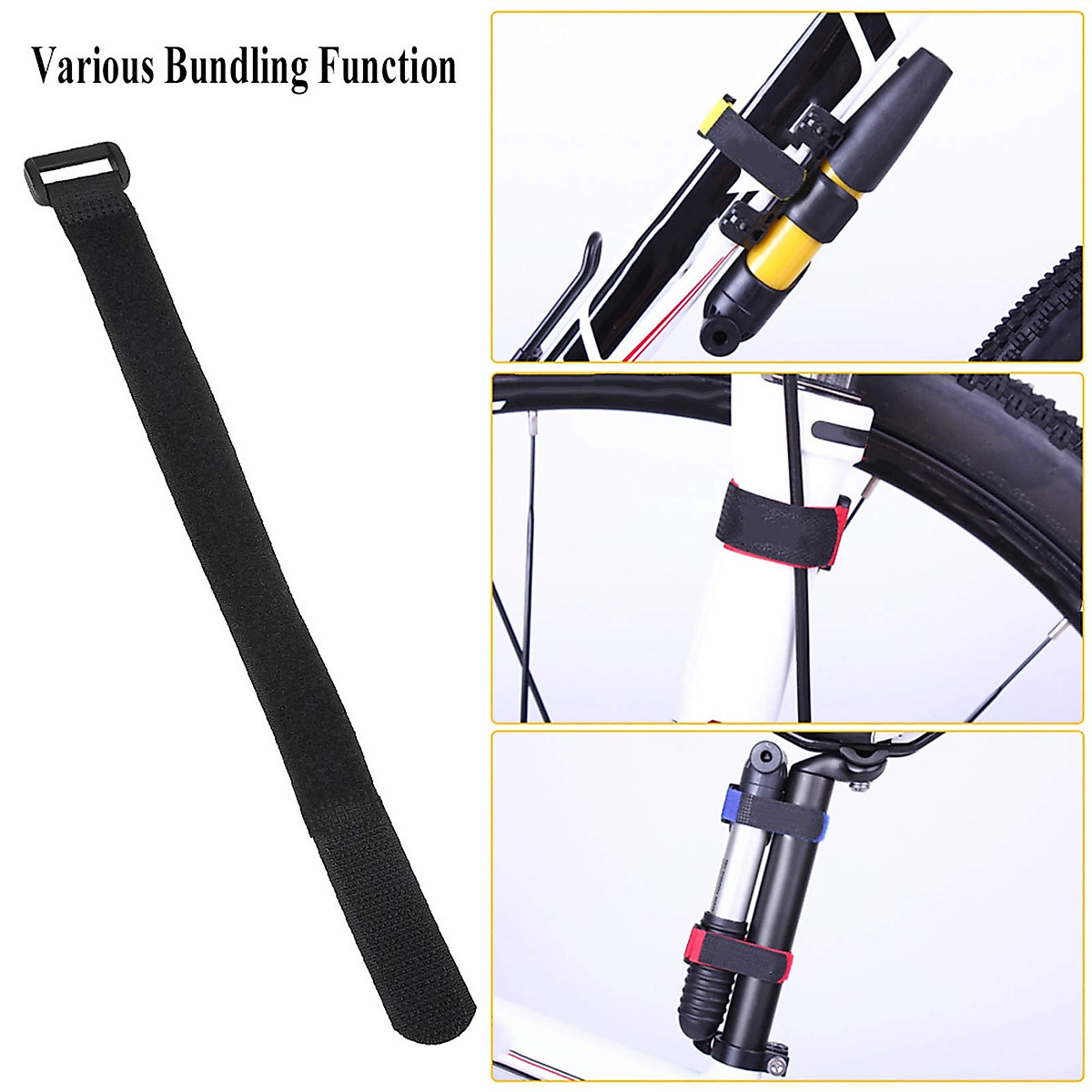 Bike Handlebar Straps, Phone Or Flashlight Mount Holder,Nylon Handlebar Band for Mountain Bike, Electric Vehicles, Road Bike,Etc.